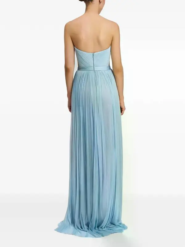 CRISTALLINI Seréna Pleated Maxi Dress