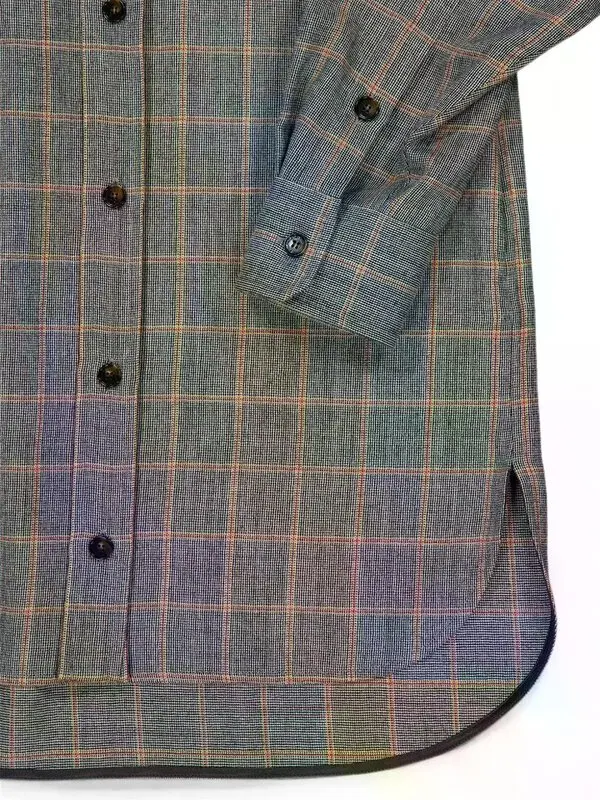 Stella McCartney Check-pattern Epaulette Shirt Mini Dress