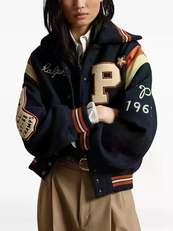 Polo Ralph Lauren Patch-detail Panelled Bomber Jacket