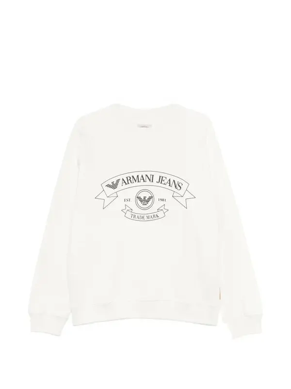 Emporio Armani Logo Print Raglan Sleeve Sweatshirt