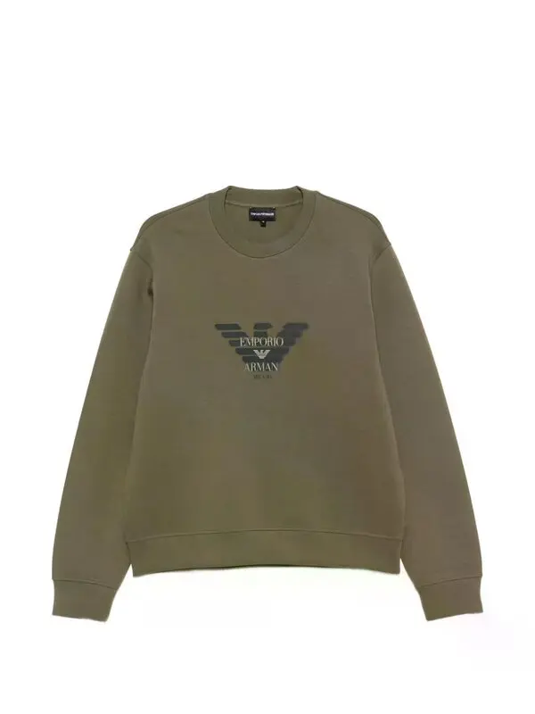 Emporio Armani Logo-print Crew-neck Sweatshirt