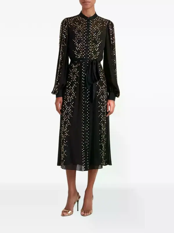 TEMPERLEY LONDON Oberon Sequin-embellished Shirt Midi Dress