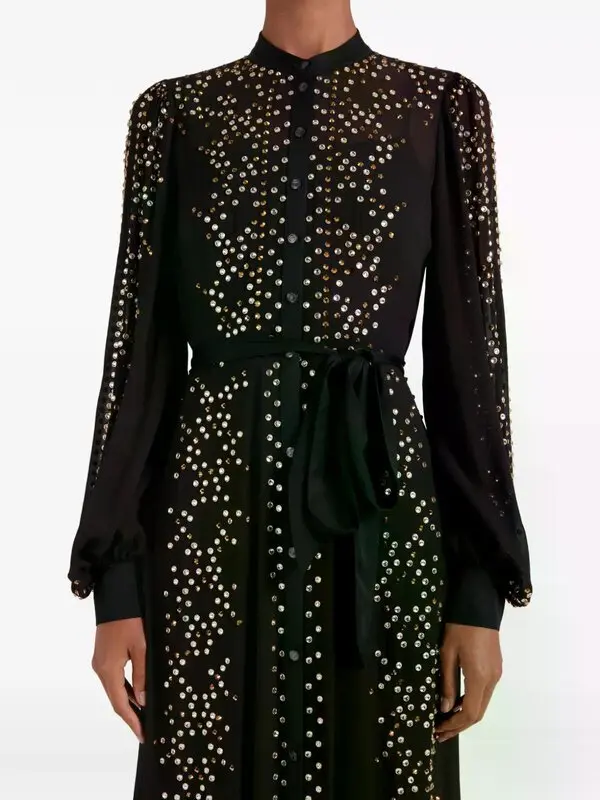 TEMPERLEY LONDON Oberon Sequin-embellished Shirt Midi Dress