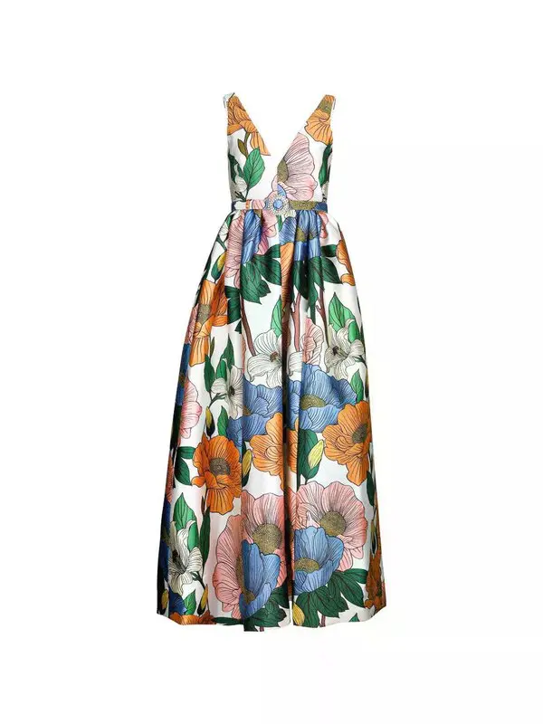 Borgo De Nor Floral-print Maxi Dress