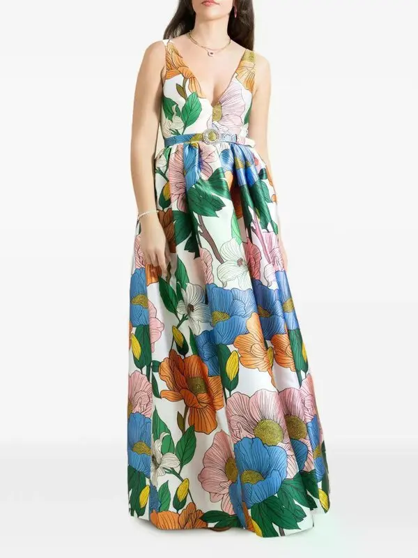 Borgo De Nor Floral-print Maxi Dress