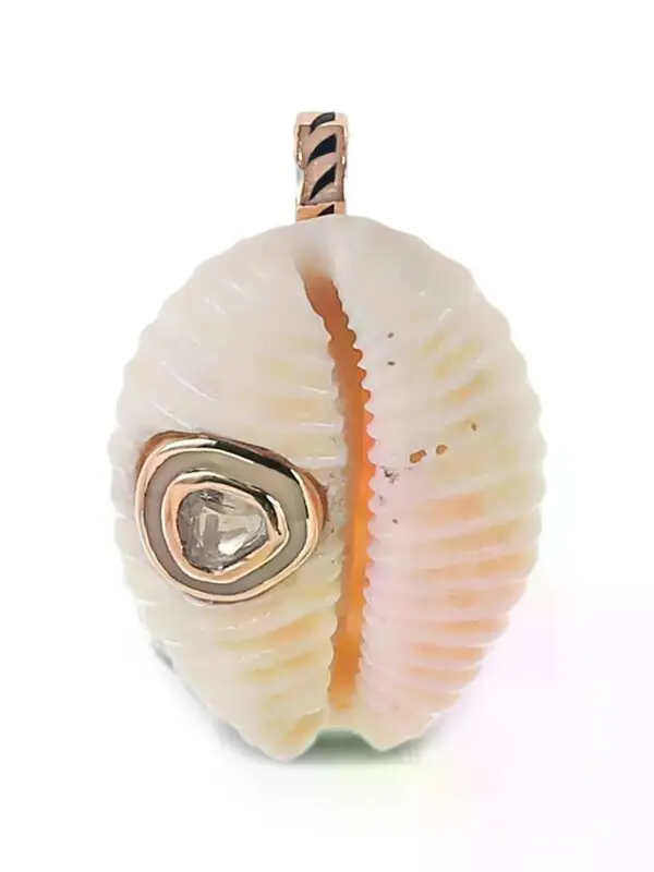 DEZSO Diamond Cowry-shell Pendant