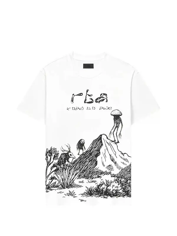 RtA Colin Graphic-print T-shirt - White