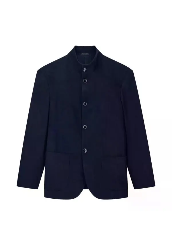 Giorgio Armani Mandarin-collar Wool Blazer