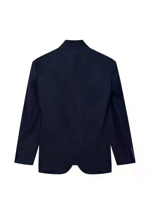 Giorgio Armani Mandarin-collar Wool Blazer