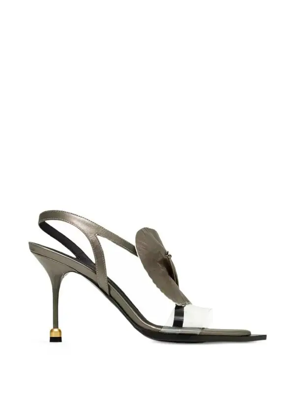 VANDA NOVAK Gloria Ruffled Slingback Sandals