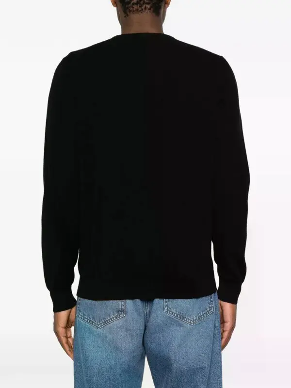 Fedeli Crew-neck Long-sleeve Fine Knit Sweater