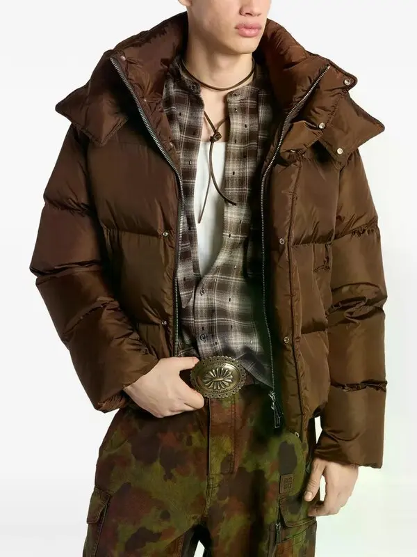 Dsquared2 Padded Jacket With Zip And Press-stud Fastening