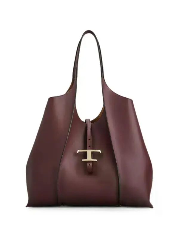 TOD'S T Timeless Shopping Bag In Leather Medium