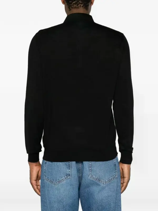 Fedeli Long-sleeve Polo Sweater