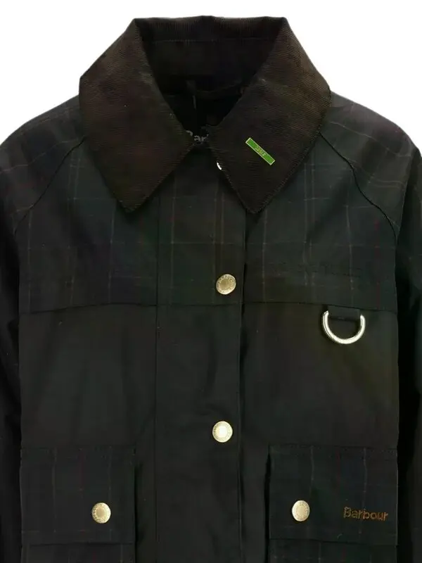 Barbour Tartan Spey Wax Jacket