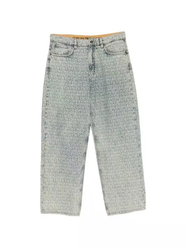 Emporio Armani Logo-patch Jeans