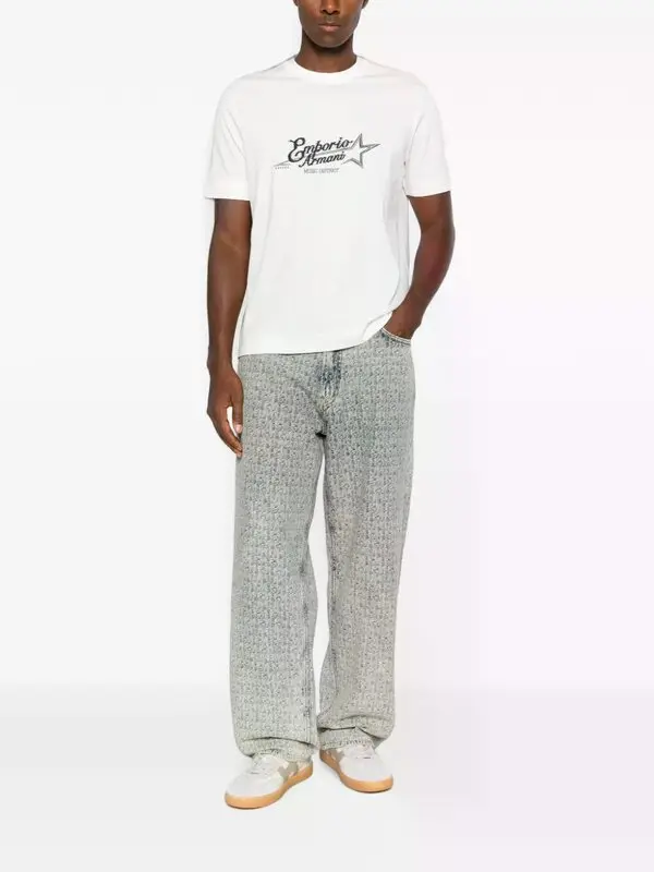 Emporio Armani Logo-patch Jeans