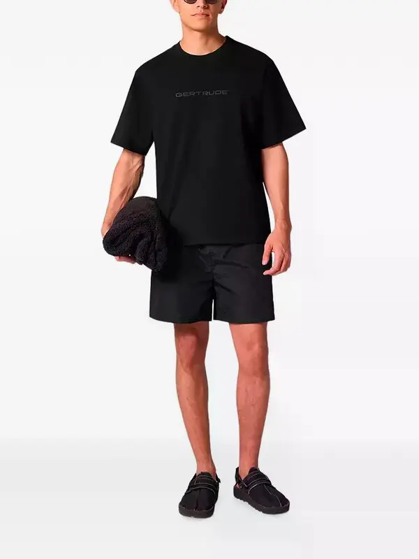 GERTRUDE Logo-patch Drawstring Swim Shorts