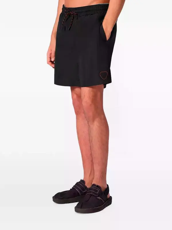 GERTRUDE Logo-patch Drawstring Swim Shorts