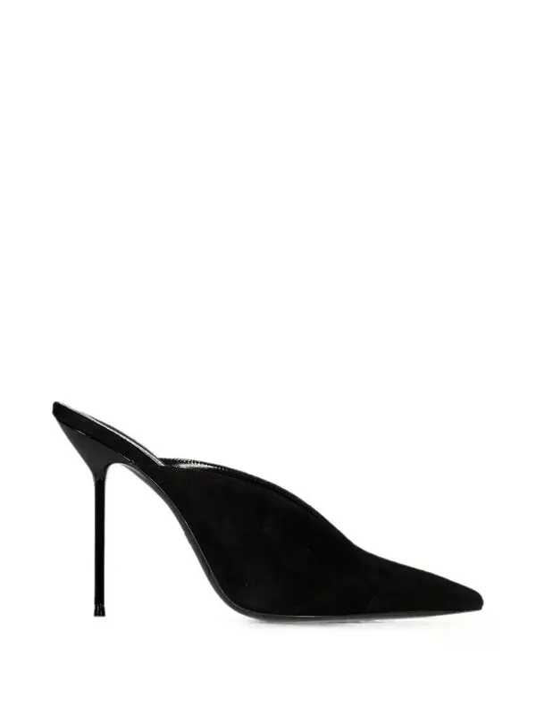 Paris Texas Pointed-toe Suede Mules