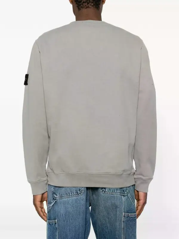 Stone Island Logo-patch Sweatshirt - Grey