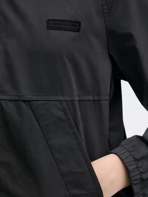 Armani Exchange Logo-patch Hooded Jacket