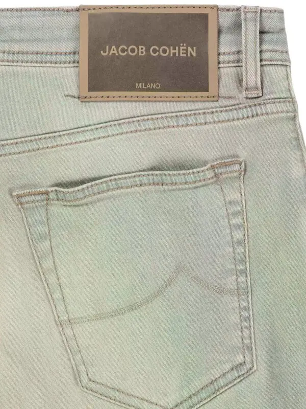 Jacob Cohen Logo-patch Slim-fit Jeans