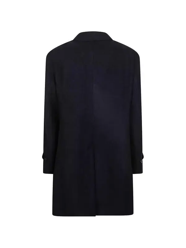 LARDINI Wool Button-cuff Coat