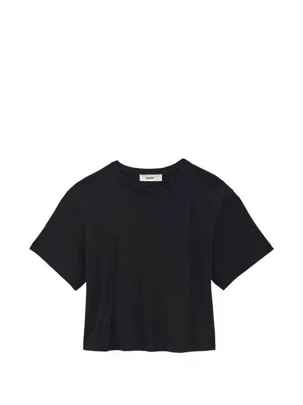 Ba&sh Slogan-print Cropped T-shirt