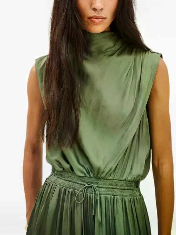 Ba&sh Celea Draped Midi Dress