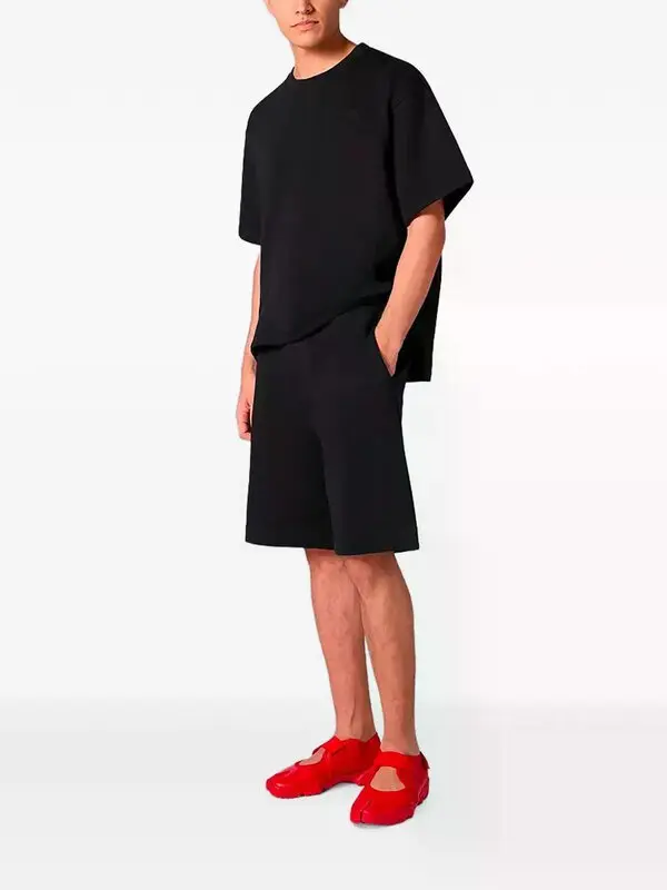 GERTRUDE Yann Drawstring-waist Logo-patch Shorts