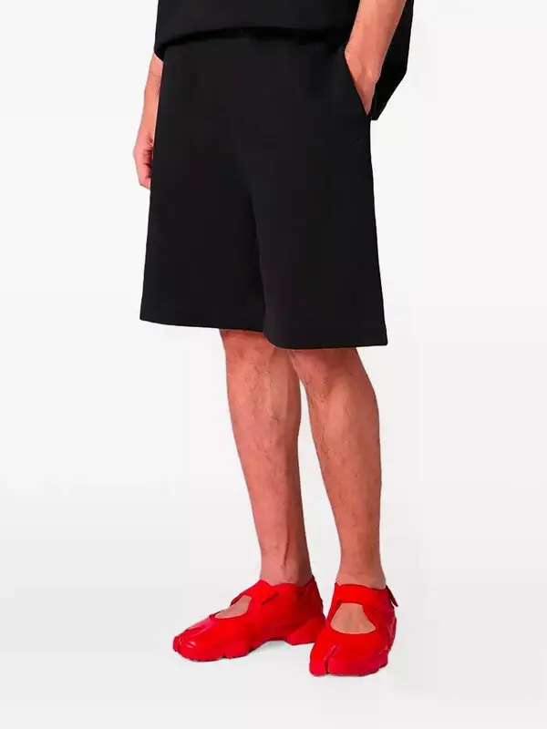GERTRUDE Yann Drawstring-waist Logo-patch Shorts