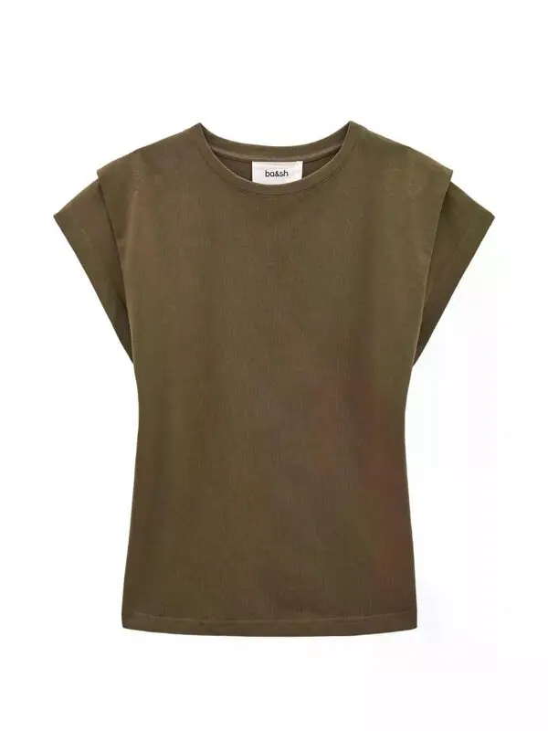 Ba&sh Pio Padded-shoulder T-shirt