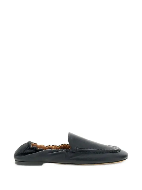ODISSI Juno Leather Loafers - Black