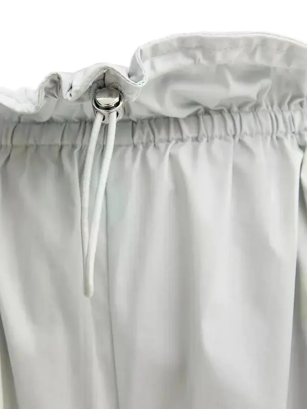ISABELLE BLANCHE Drawstring Ruffled-waist Trousers