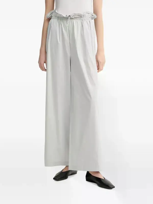 ISABELLE BLANCHE Drawstring Ruffled Waist Trousers