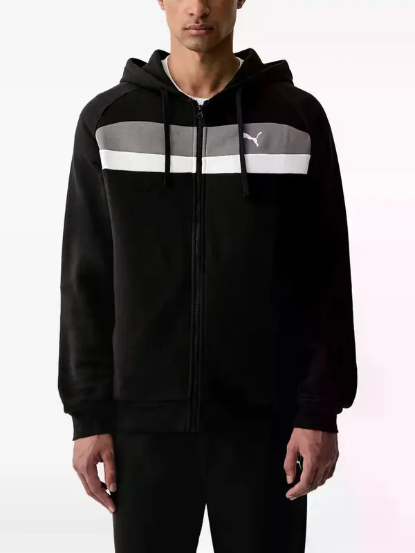 PUMA Colour-block Zip-up Hoodie