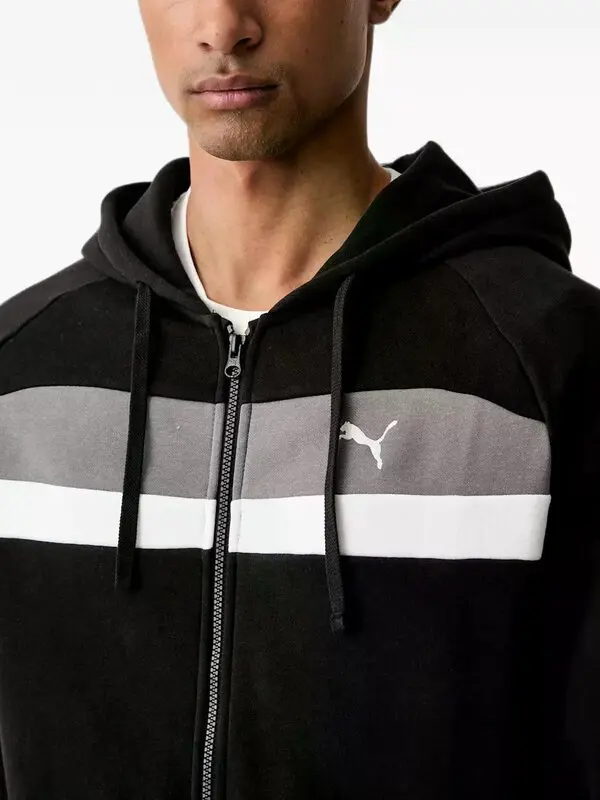 PUMA Colour-block Zip-up Hoodie