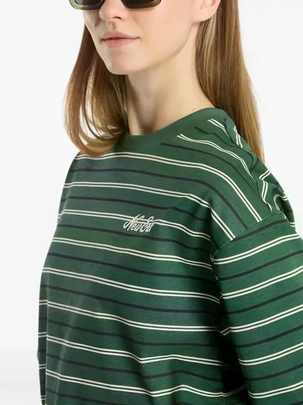New Era Striped Oversized T-shirt