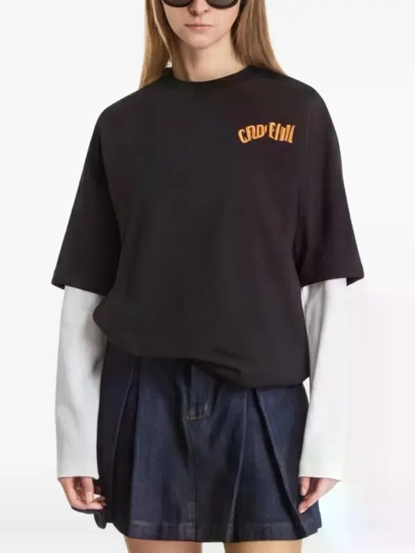 New Era Graphic-print Oversized T-shirt