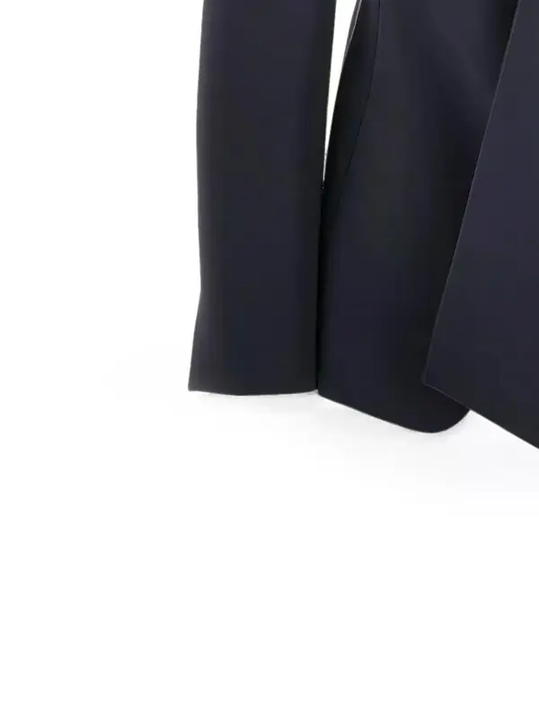 Max Mara Cady Jacket With Sash Detail Midnightblue - Blue