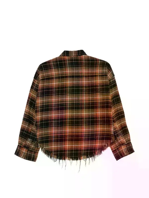 R13 Frayed-hem Shirt