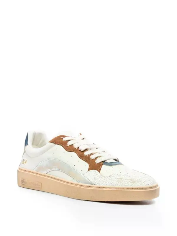 Dsquared2 Distressed Panelled Sneakers