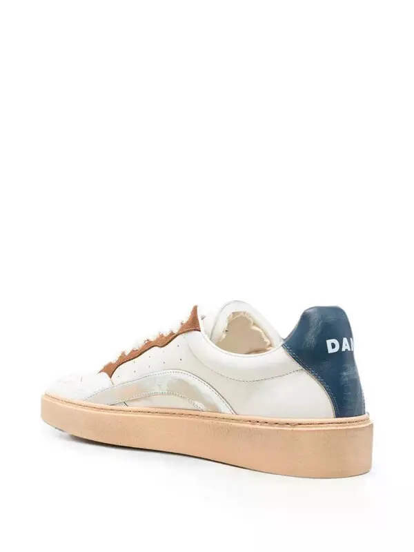 Dsquared2 Distressed Panelled Sneakers