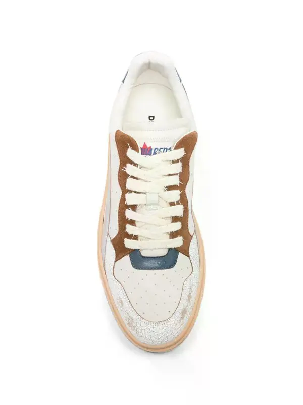 Dsquared2 Distressed Panelled Sneakers