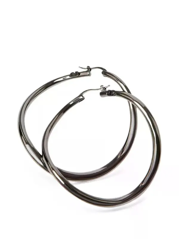 Valentino Garavani Shadowshine Metal Earrings - Black