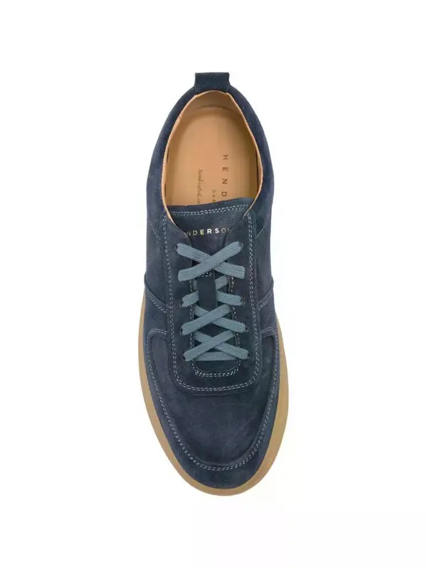HENDERSON BARACCO Calf Suede Lace-up Sneakers