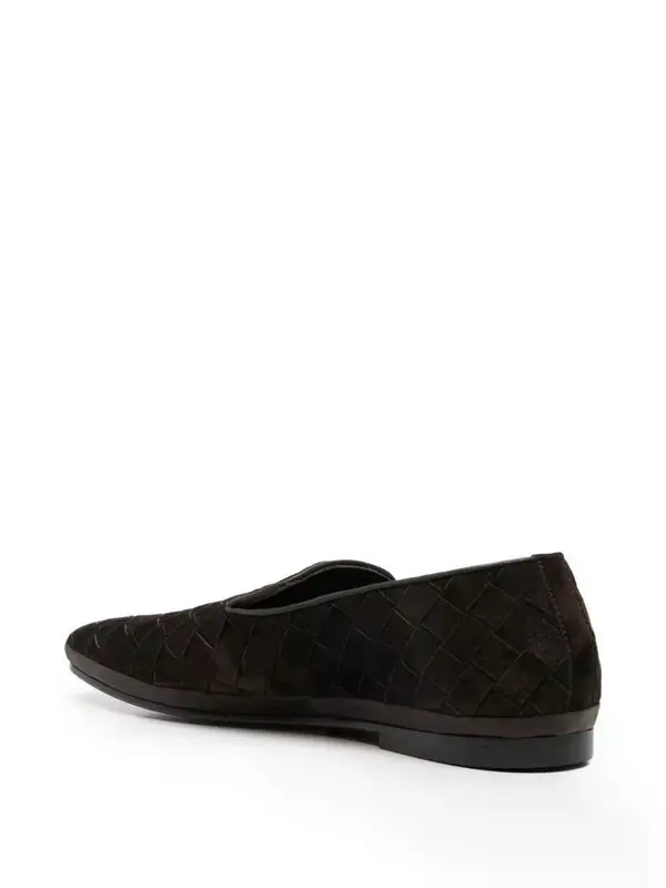 HENDERSON BARACCO Woven Design Loafers