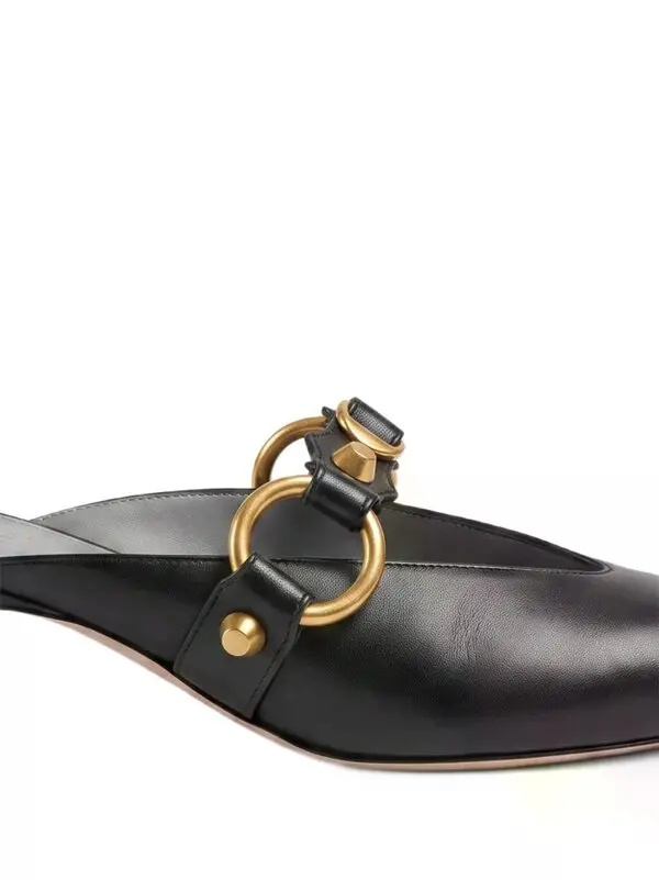 Balenciaga City Mules - Black