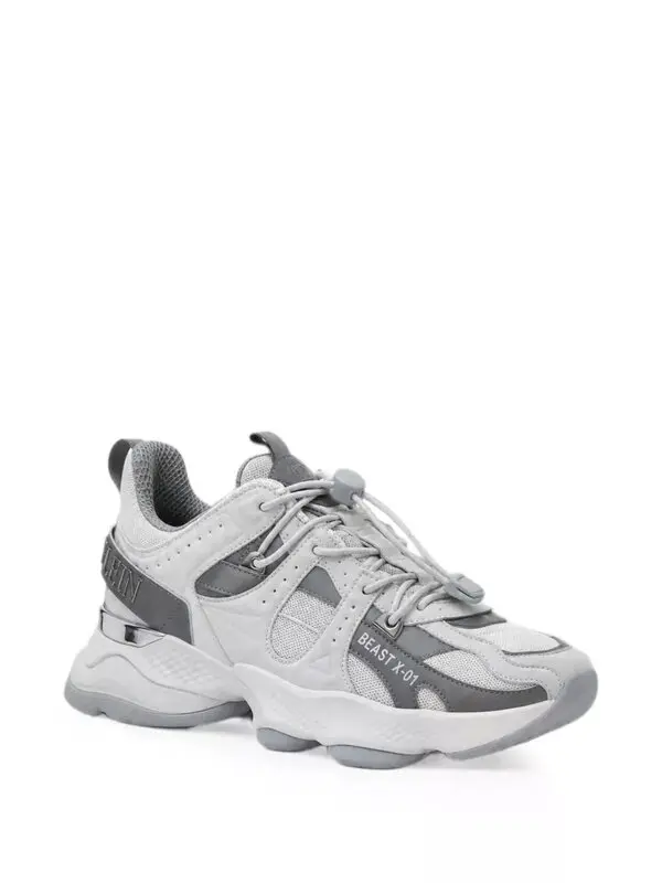 PLEIN SPORT Runner Beast X-01 Panelled Sneakers - Grey